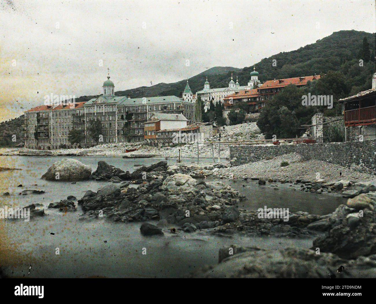 Christianity monastery agglomeration panorama religious architecture ...