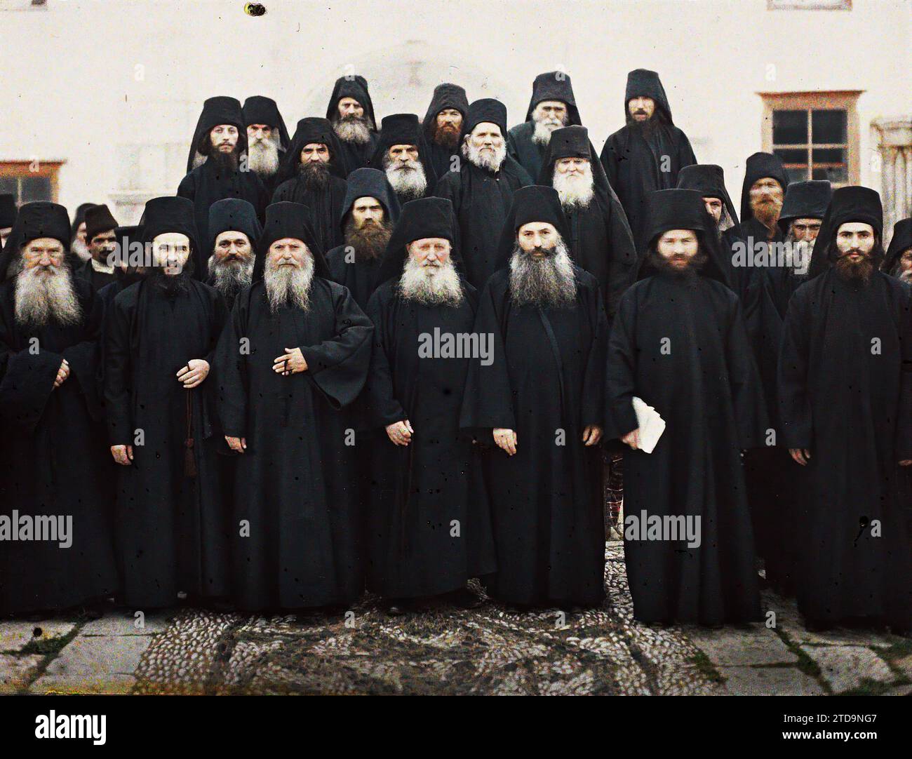 Group of monks from podrome monastery hi-res stock photography and ...
