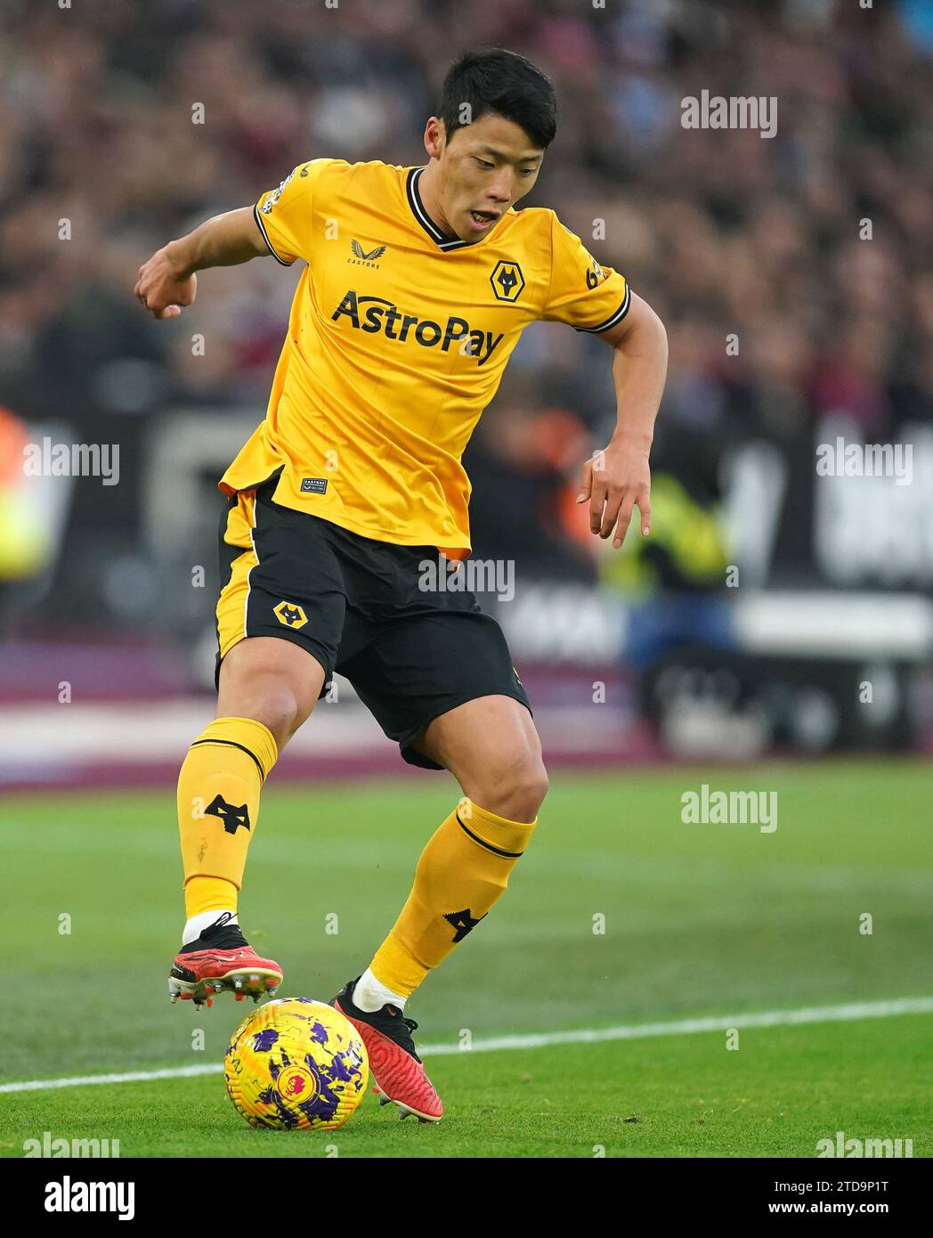 Wolverhampton Wanderers' Hwang Hee-Chan during the Premier League match ...