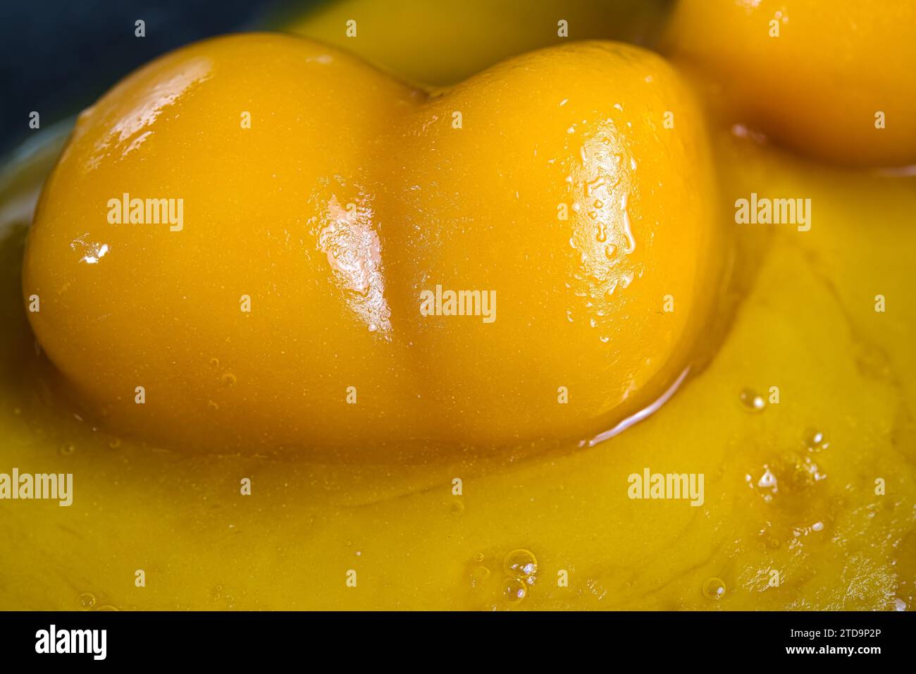 Macro photography of melted cheddar cheese Stock Photo - Alamy