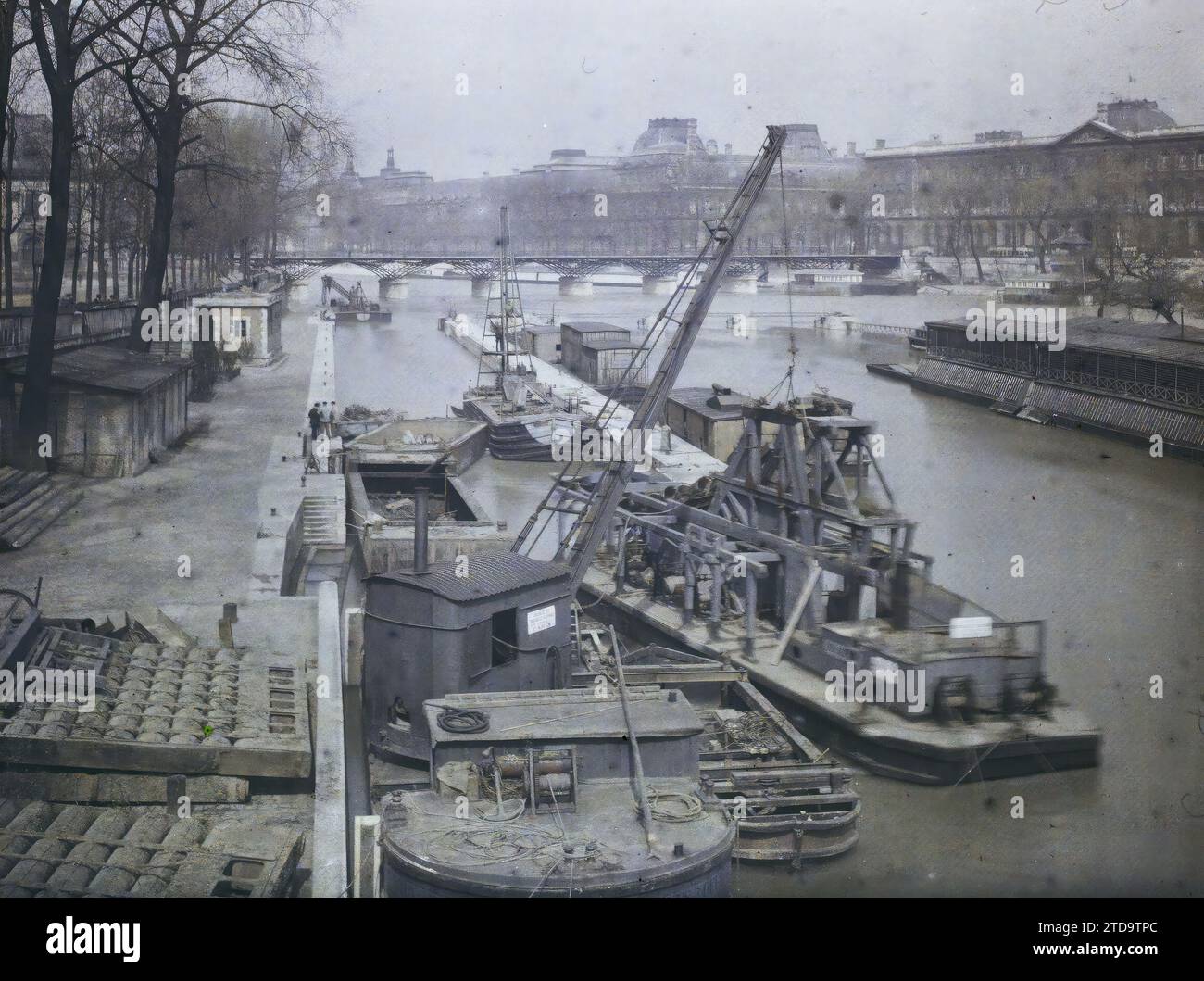 Paris (1st arr.), France The Monnaie dam from the Pont-Neuf towards the ...