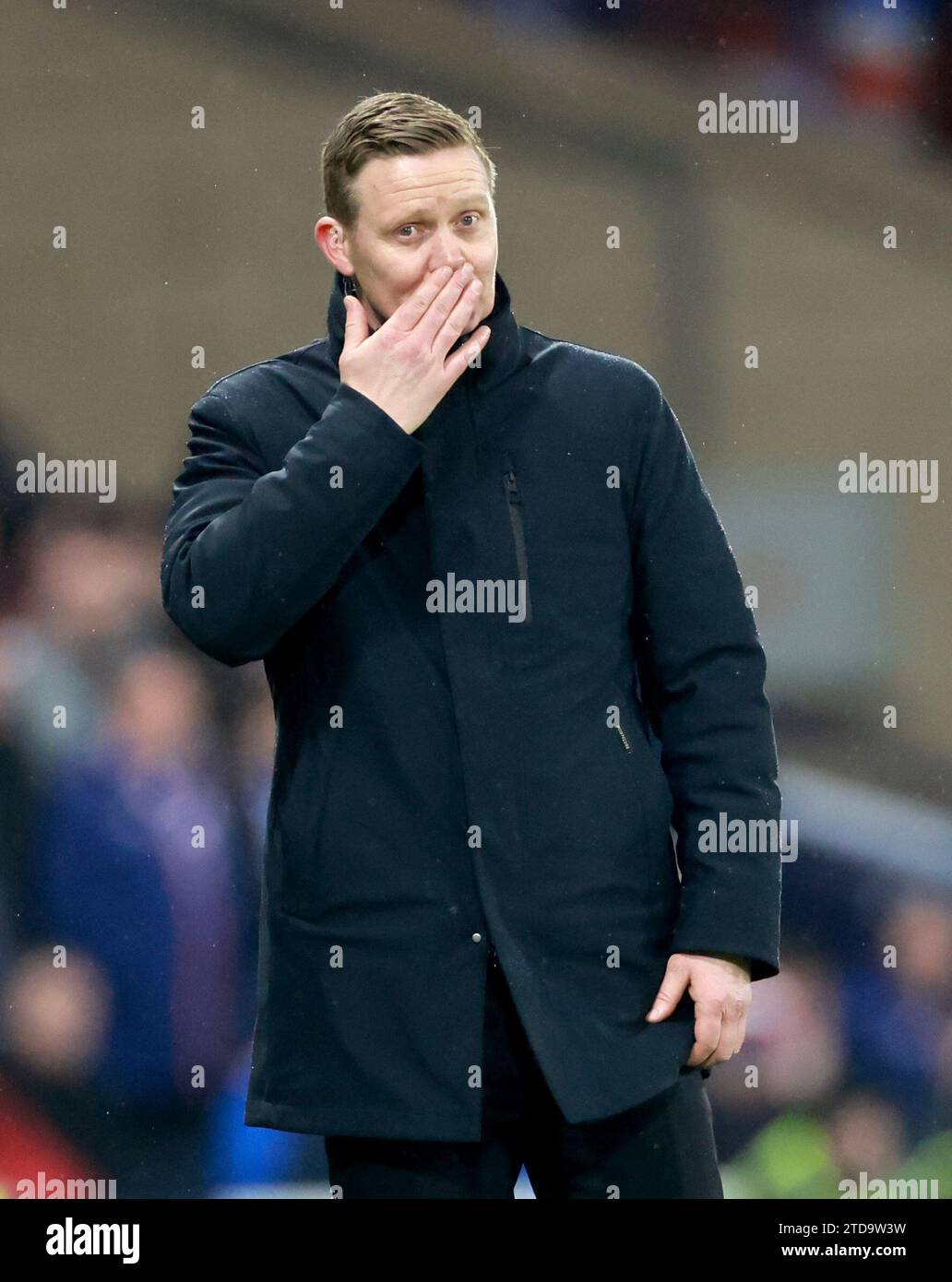 Aberdeen manager Barry Robson during the Viaplay Cup final at Hampden Park, Glasgow. Picture ...