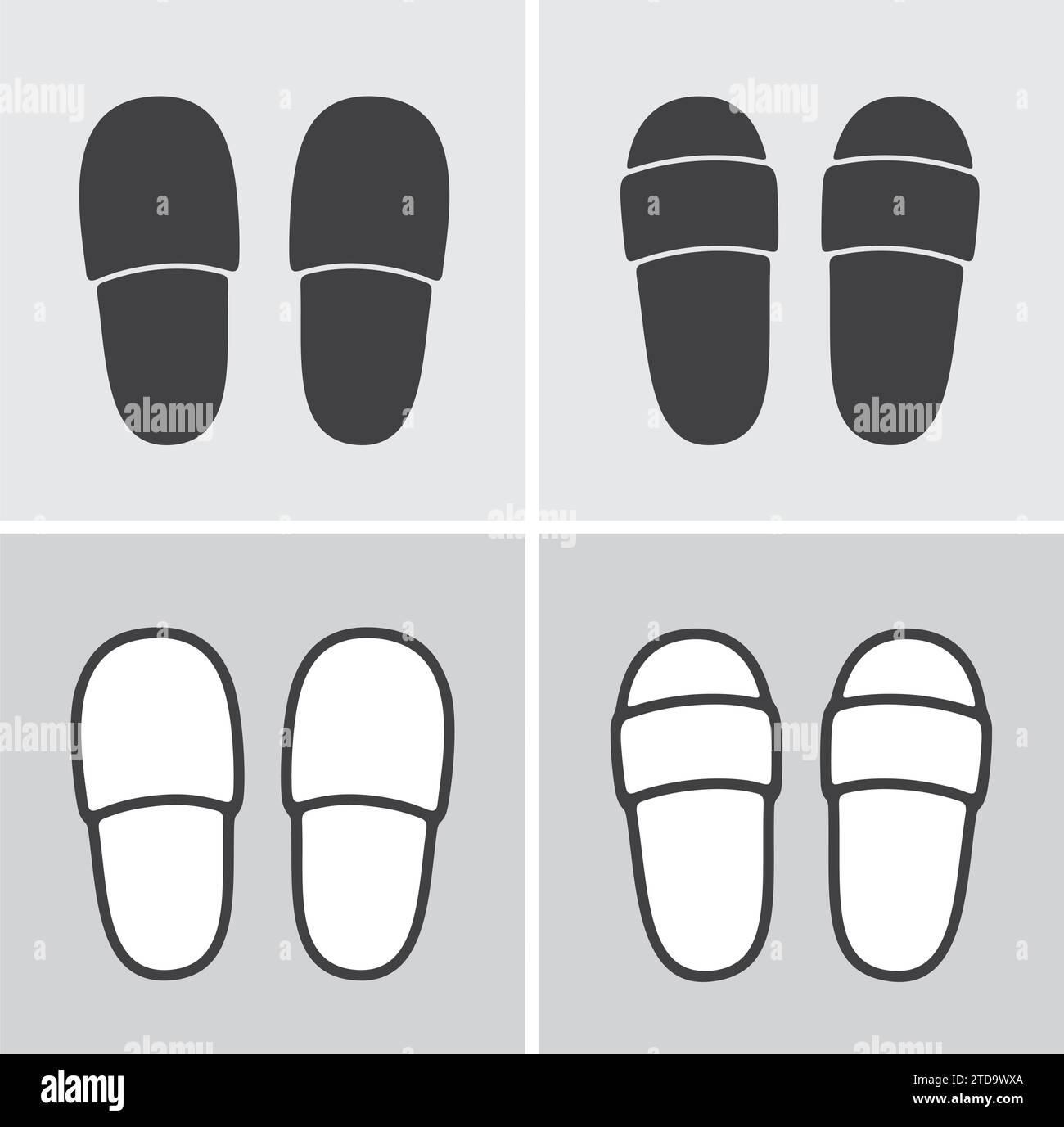Home slippers icon on a background. Vector illustration Stock Vector Image & Art - Alamy