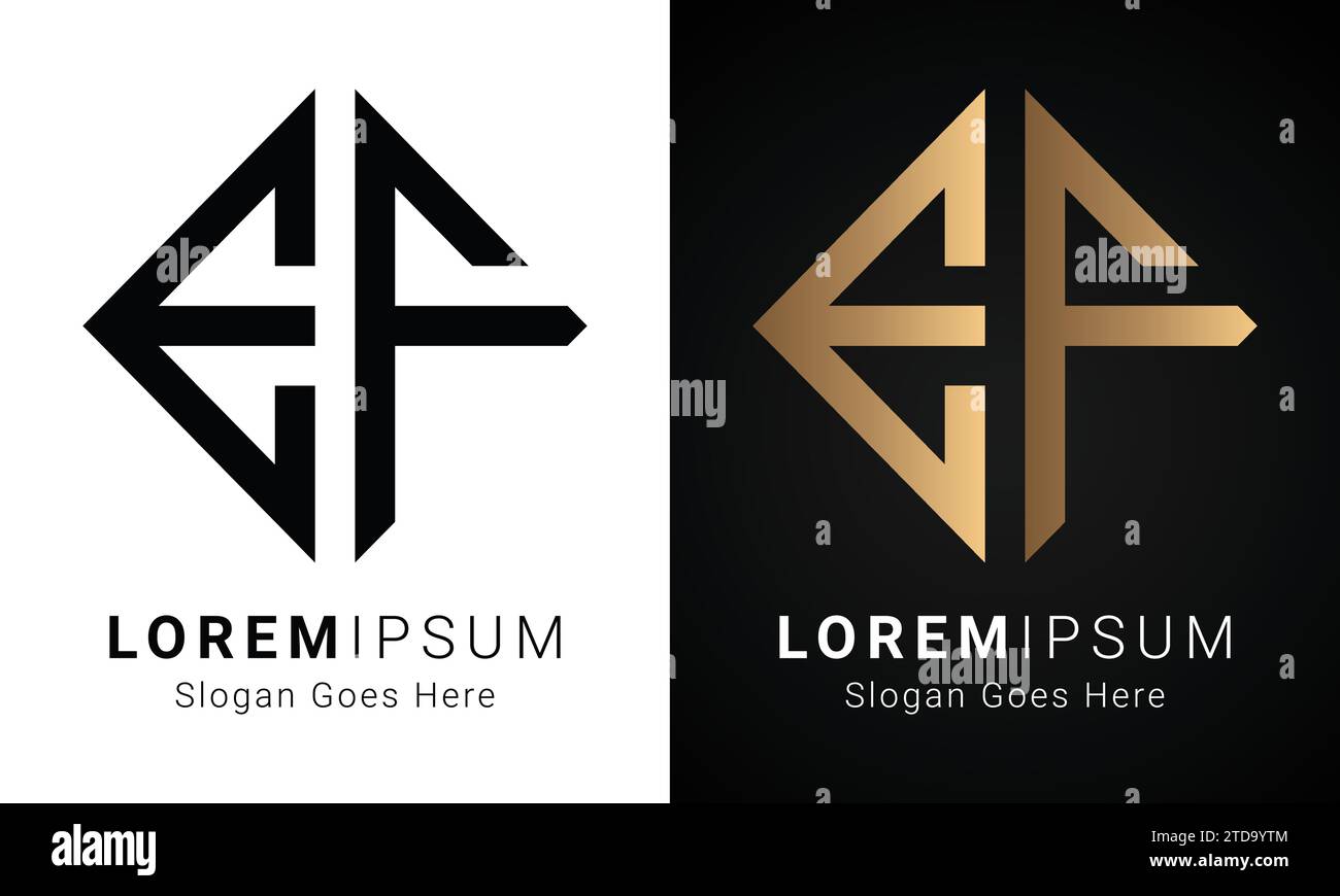 Ef monogram hi-res stock photography and images - Alamy