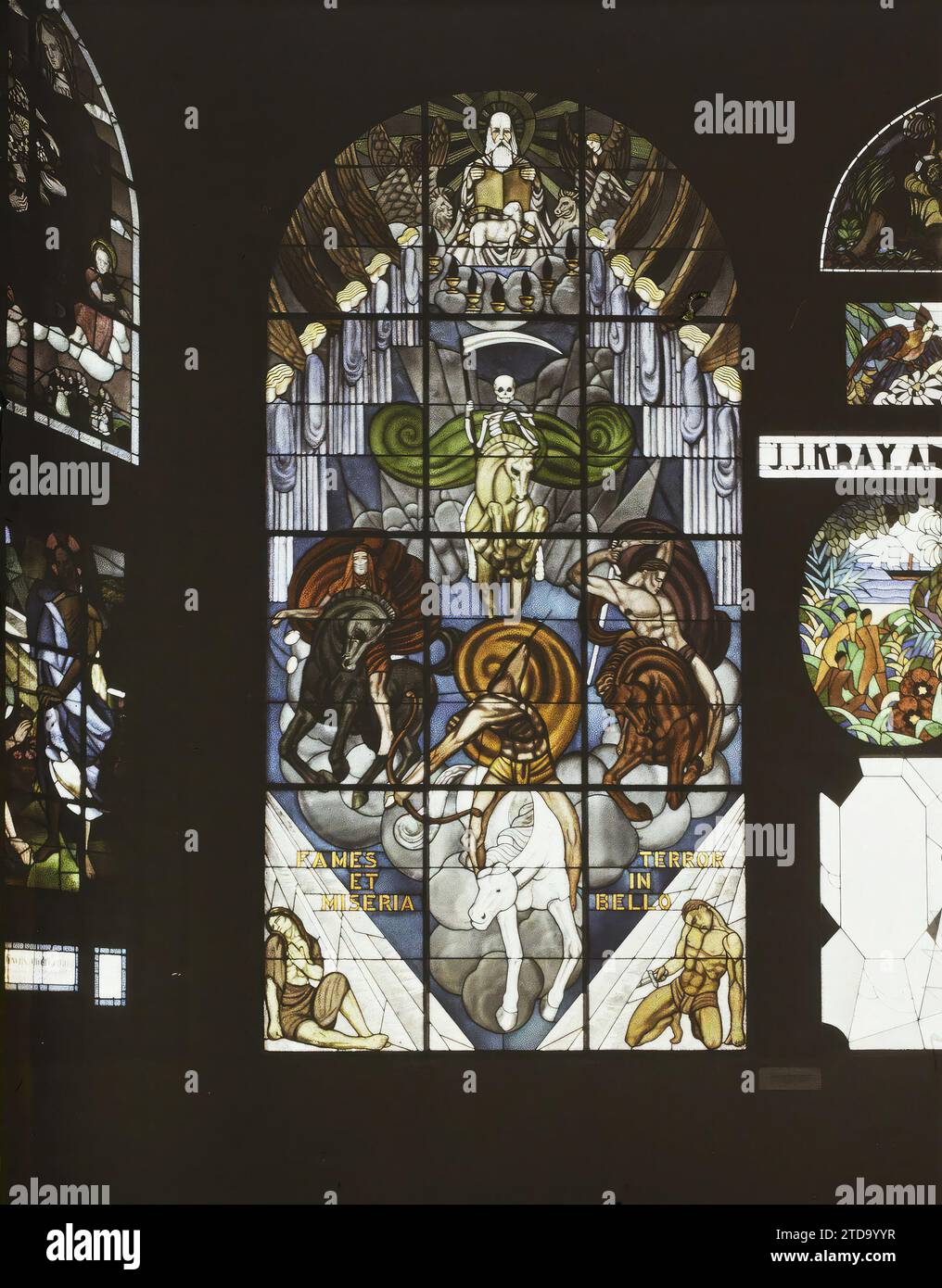 Paris (7th arr.), France The Exhibition of Decorative Arts, Stained ...