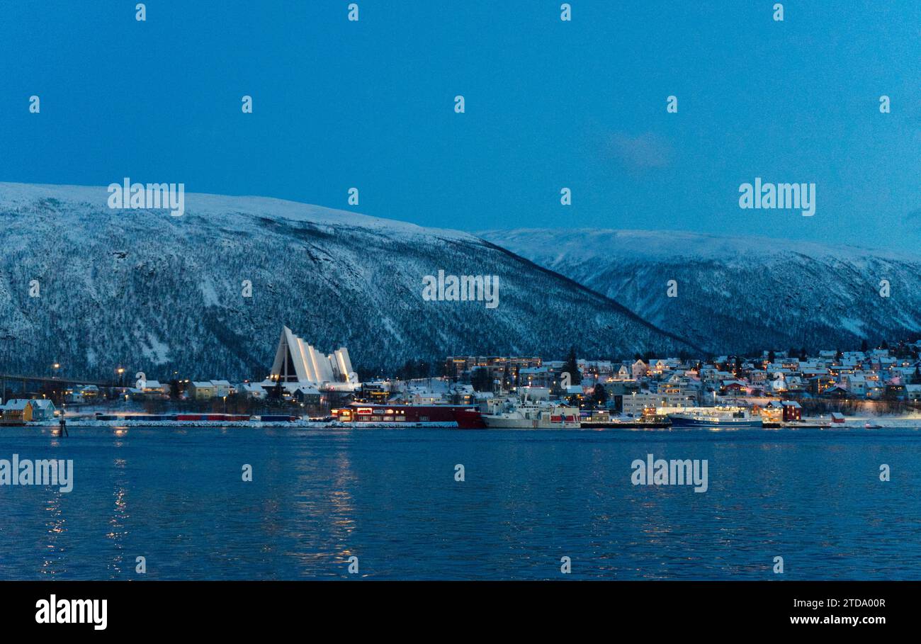 Tromso northern lights cruise hi-res stock photography and images - Alamy