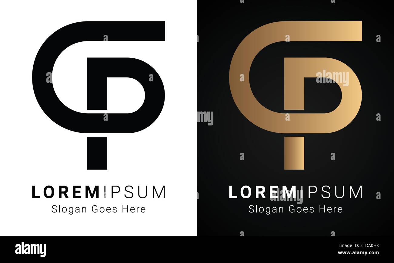 Cp initials logo Stock Vector Images - Alamy