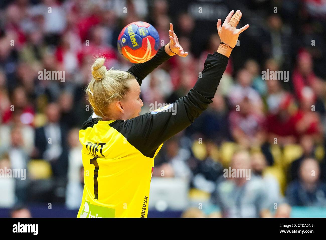 Herning, Denmark, Sunday December 17, 2023. Sandra Toft from Denmark ...