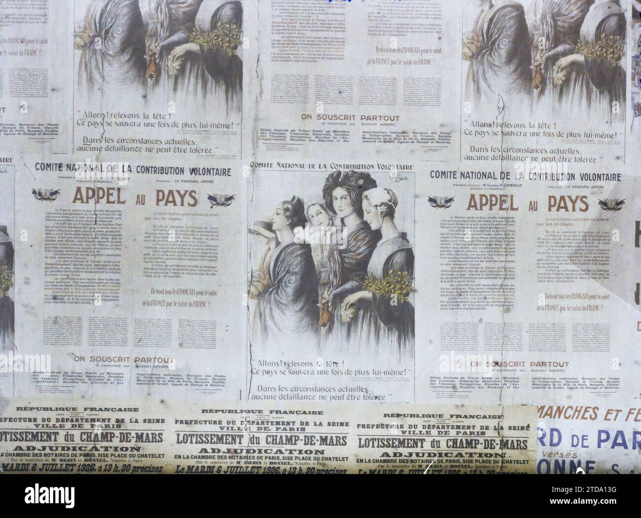 Paris, France Poster calling for Voluntary Contribution, Human beings ...