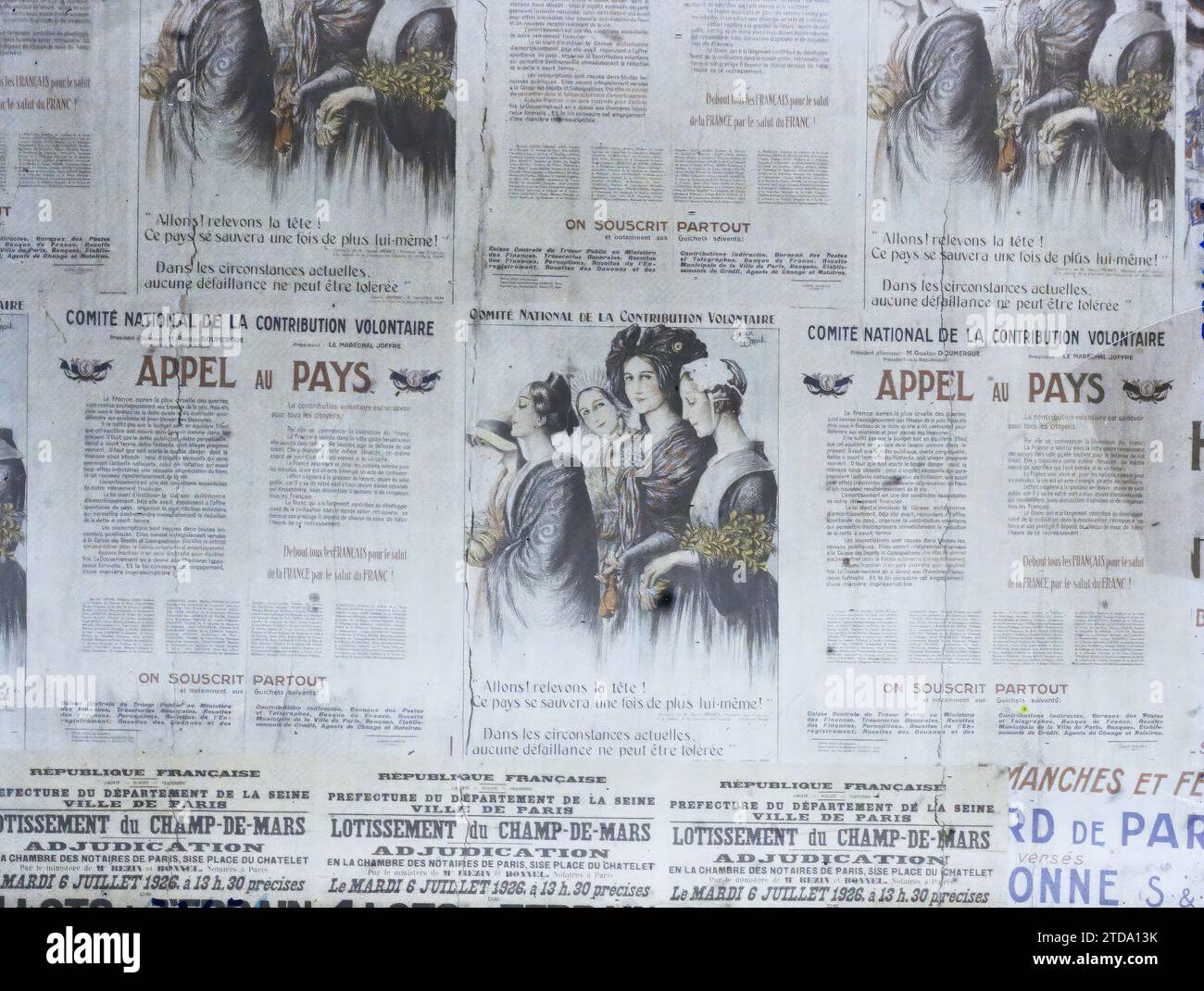 Paris, France Poster calling for Voluntary Contribution, Human beings ...
