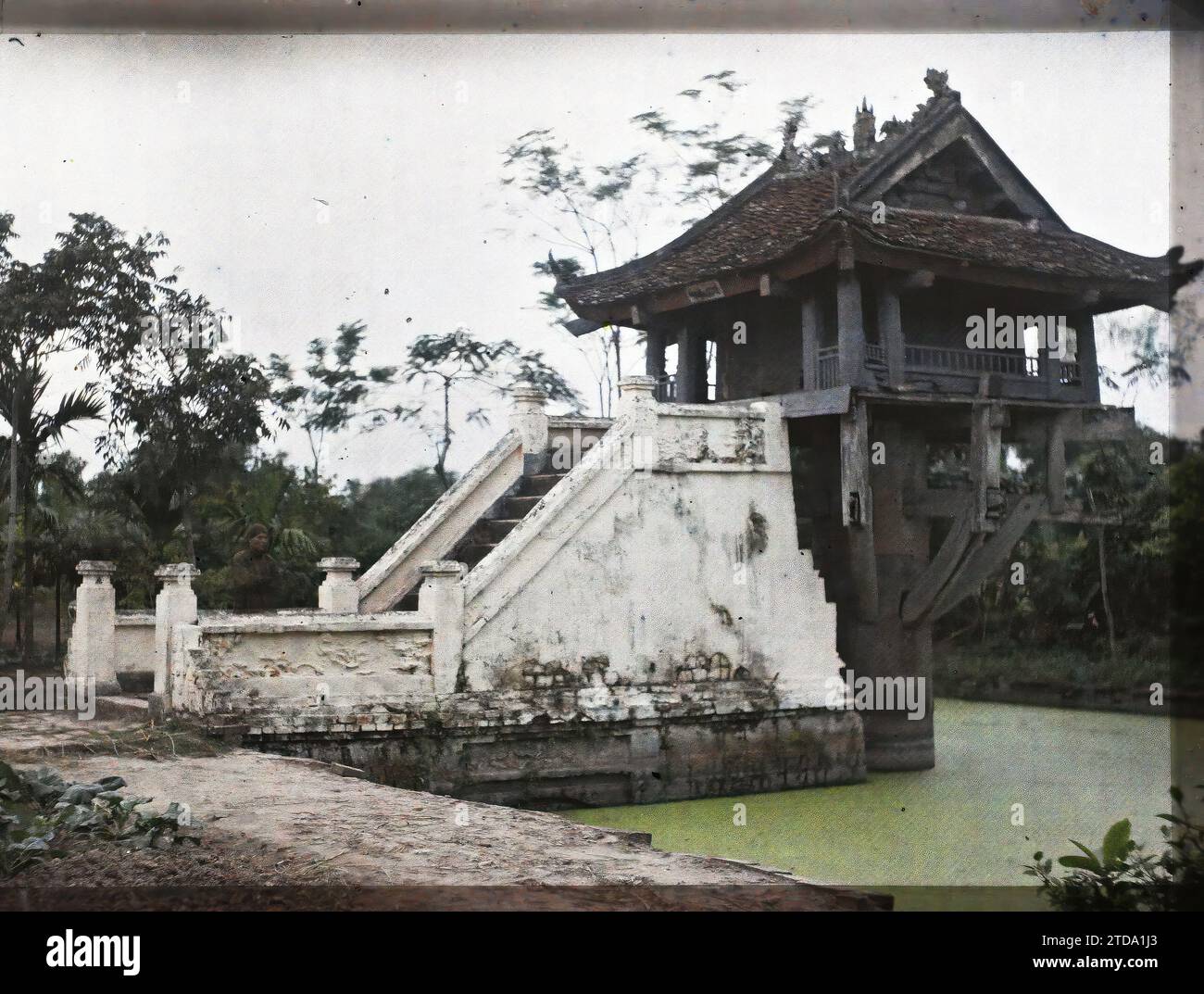 Village of Thanh-bao, surroundings of Hà-nôi, Hainoi Vietnam, Tonkin ...