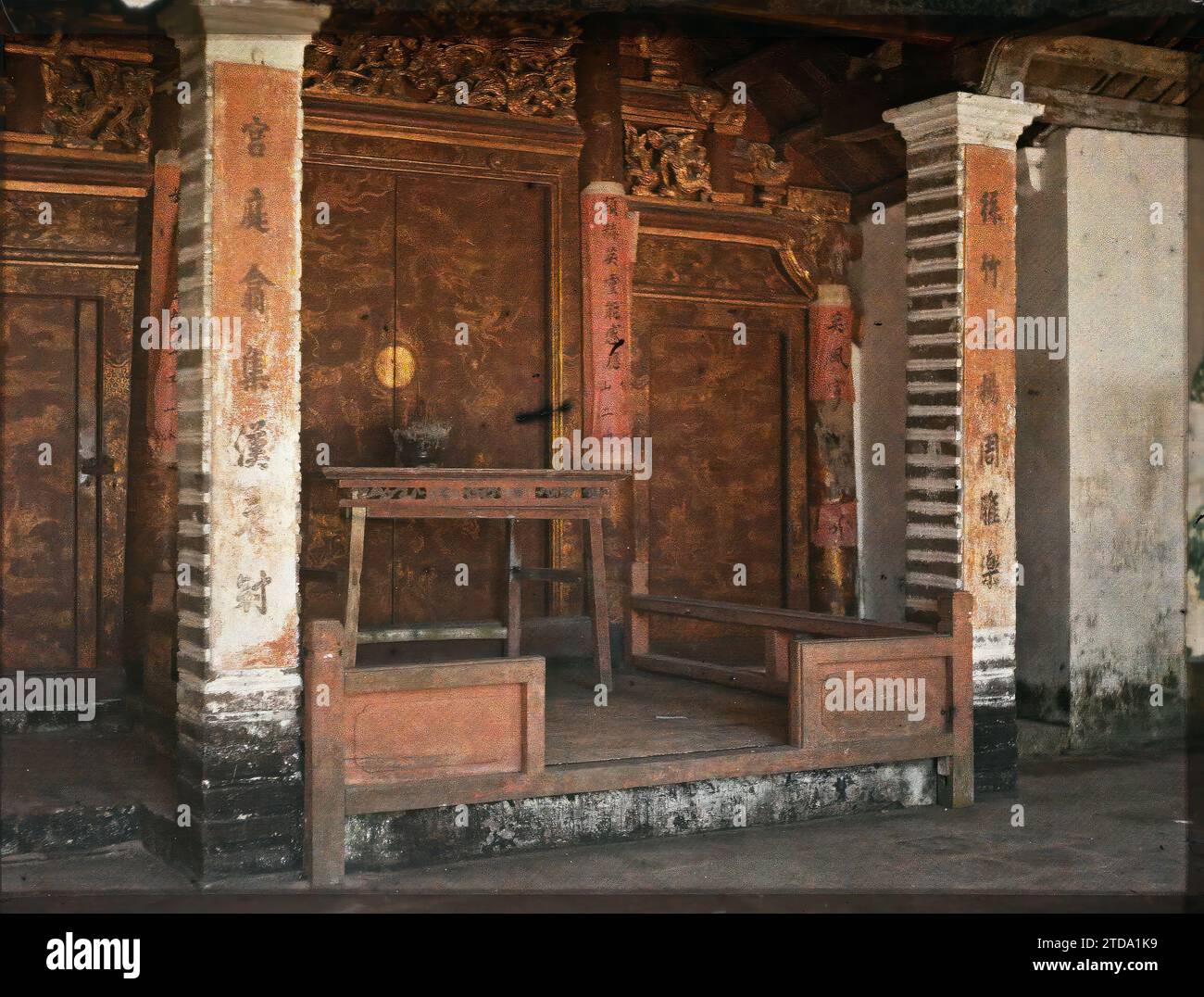 Surroundings of Hà-nôi, Hainoi Vietnam, Tonkin, Indochina Interior view ...