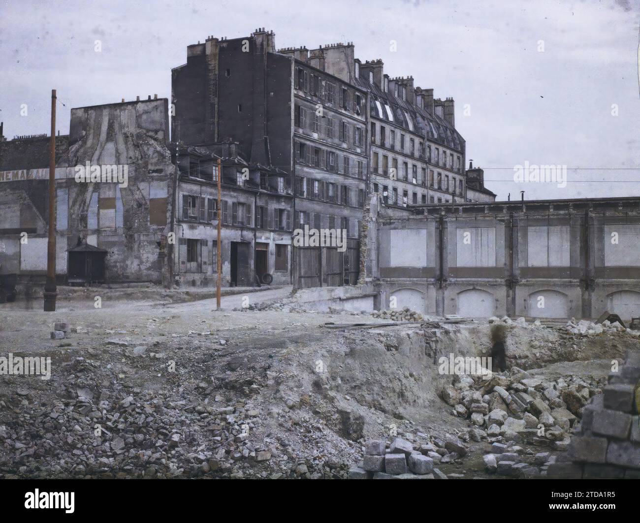 Demolition work faubg st martin hi-res stock photography and images - Alamy