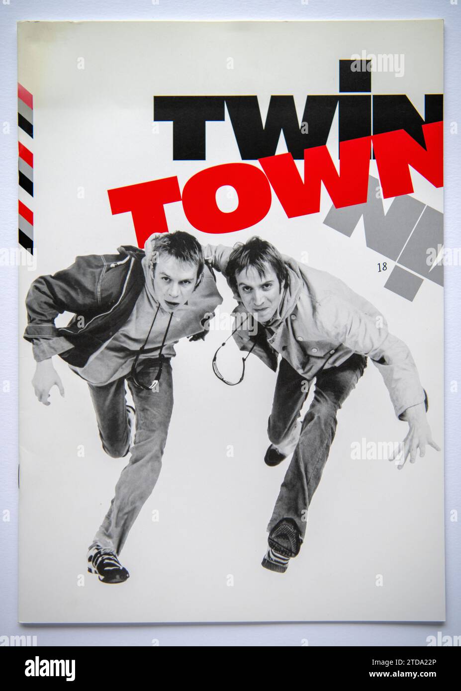 Front cover of publicity information for the movie Twin Town, a crime ...