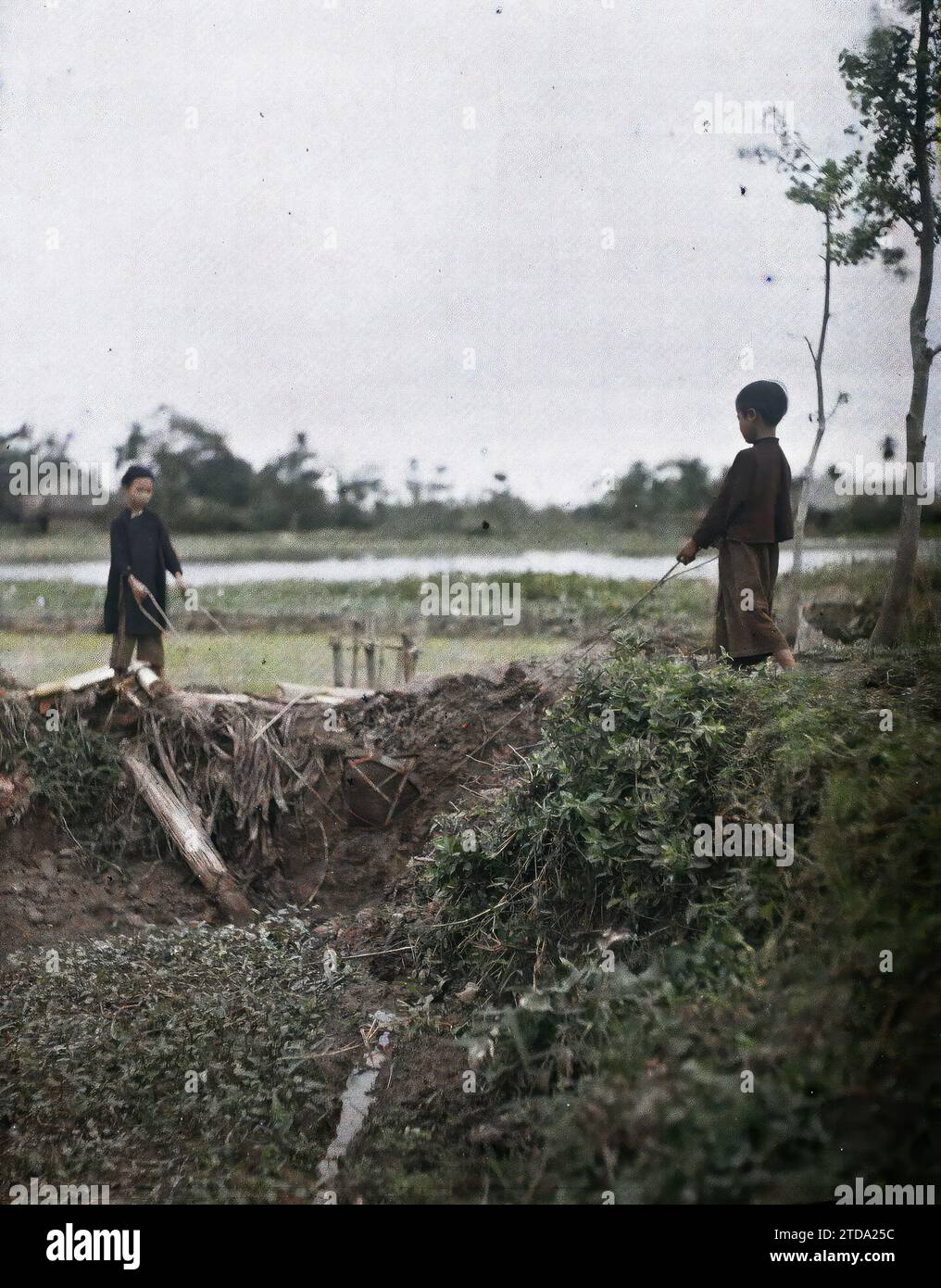 Canal agriculture breeding civil engineering rural architecture hi-res ...