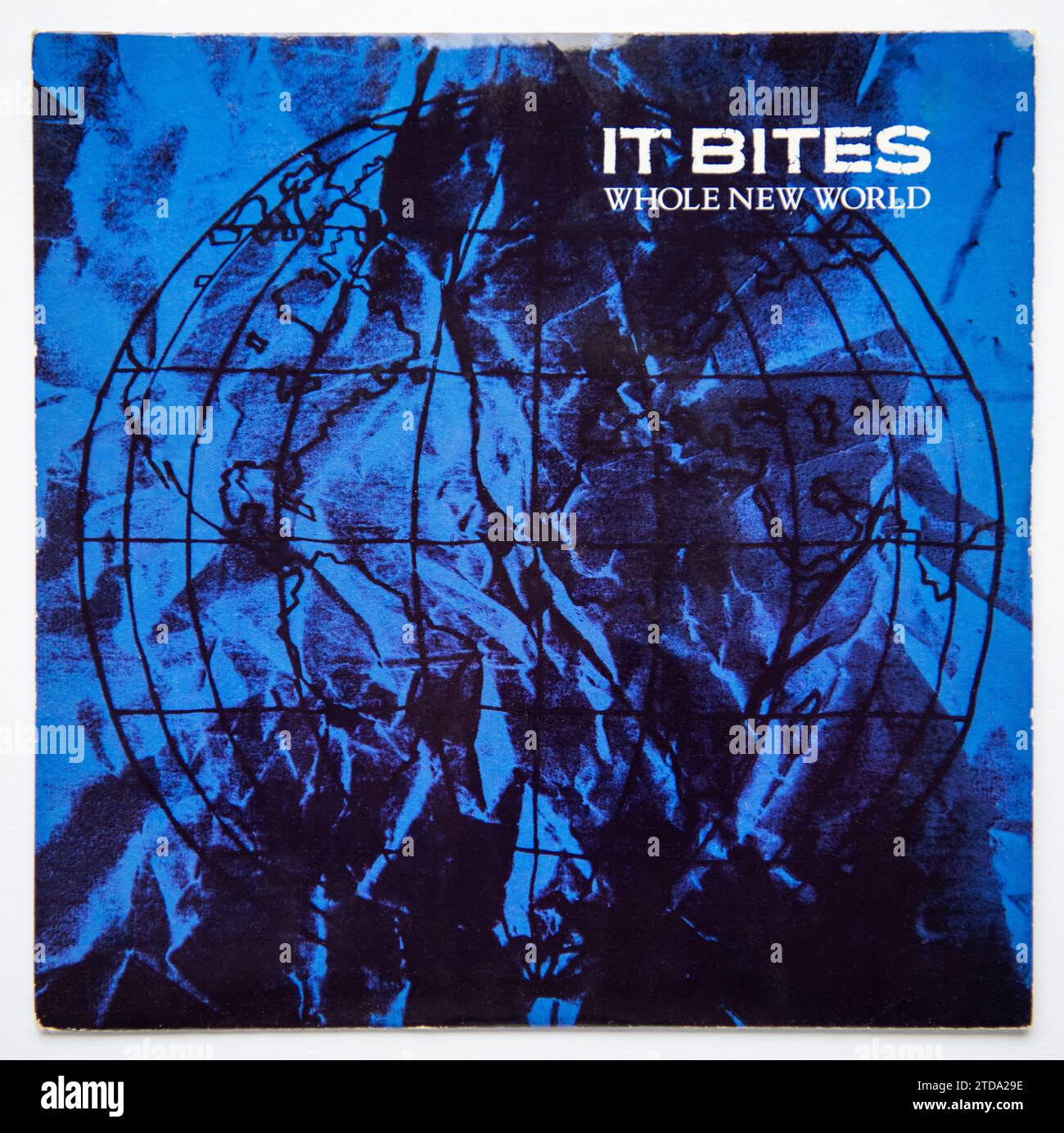 Picture cover of the seven inch single version of Whole New World by It ...