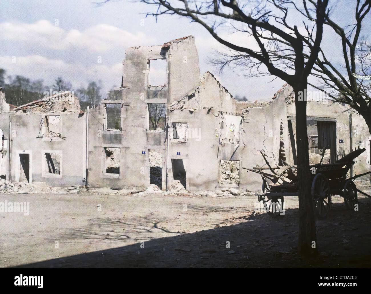 Crévic, France, Habitat, Architecture, First World War, Cart, Dwelling ...
