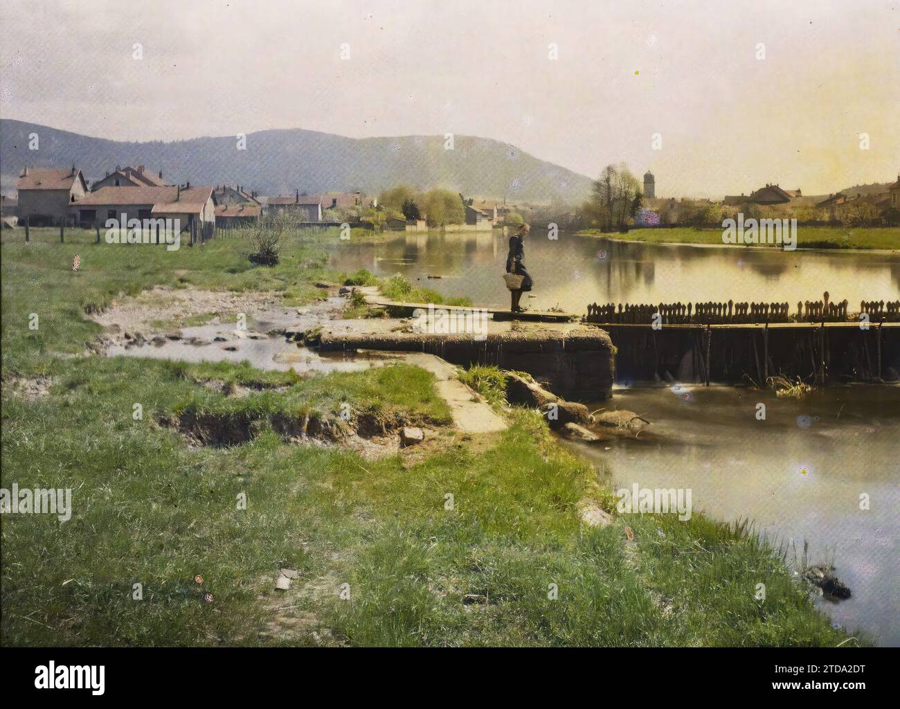 Raon-l' Etape, Vosges, Lorraine, France La Meurthe and the situation of ...