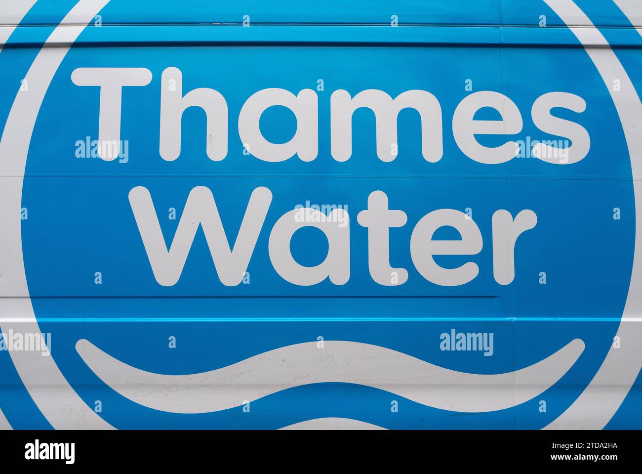 Datchet, UK. 16th December, 2023. A Thames Water van in Datchet ...