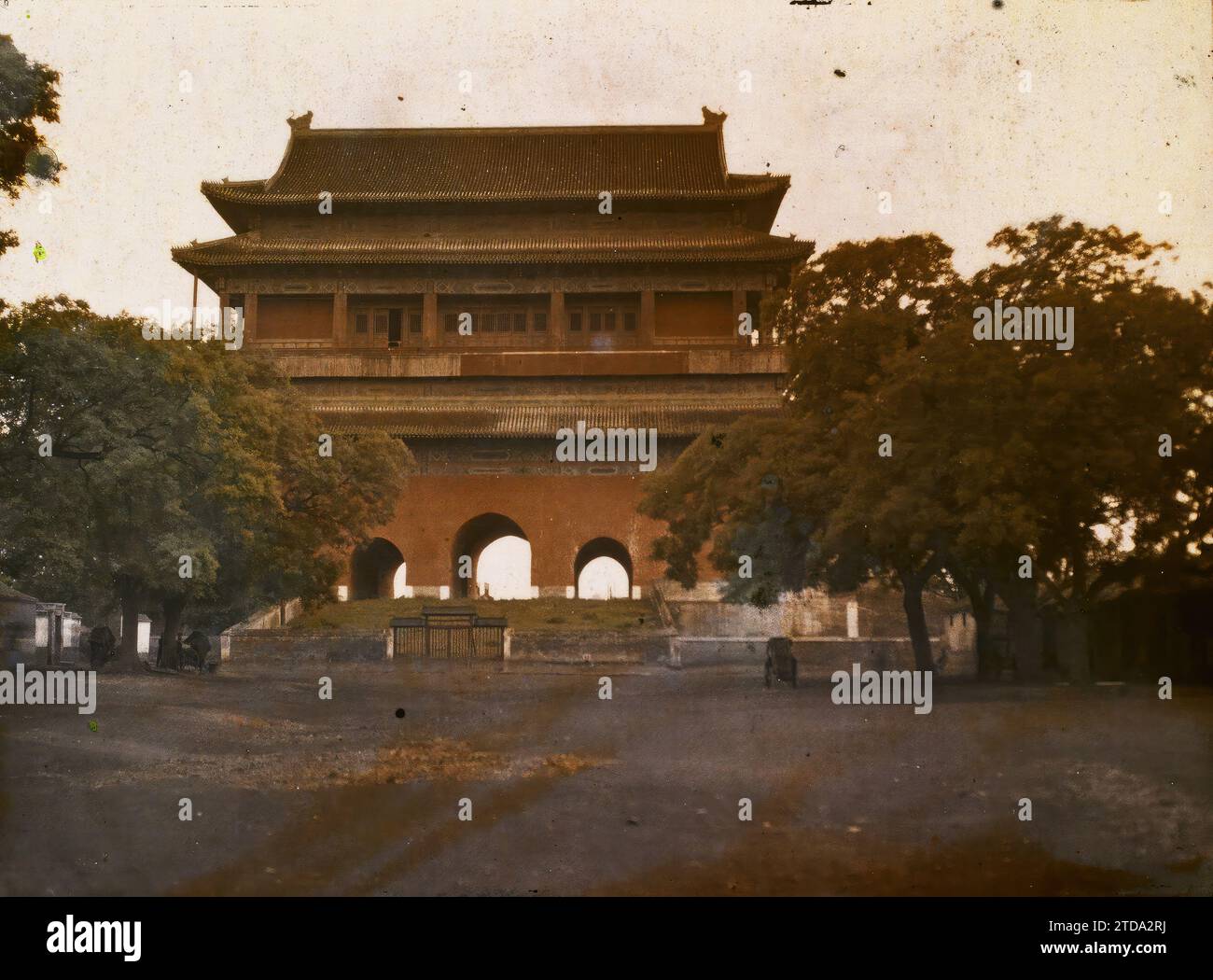 Beijing, China Gulou ('Drum Tower'), north facade, Art, Housing ...
