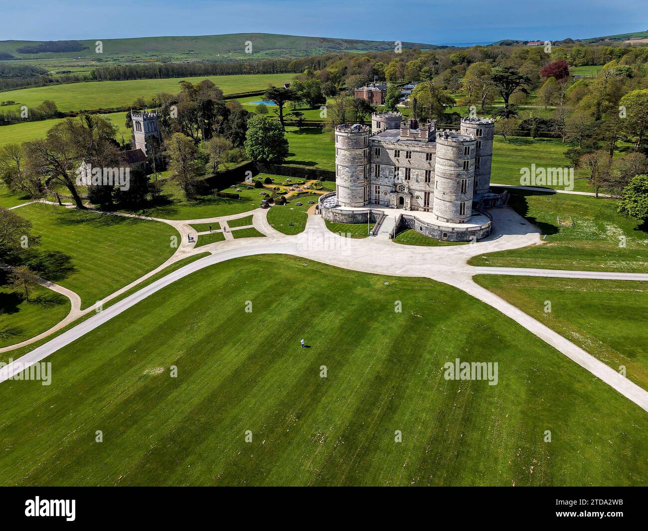Lulworth Castle UK/Dorset/ East Lulworth Â Lulworth Castle ist ein ...