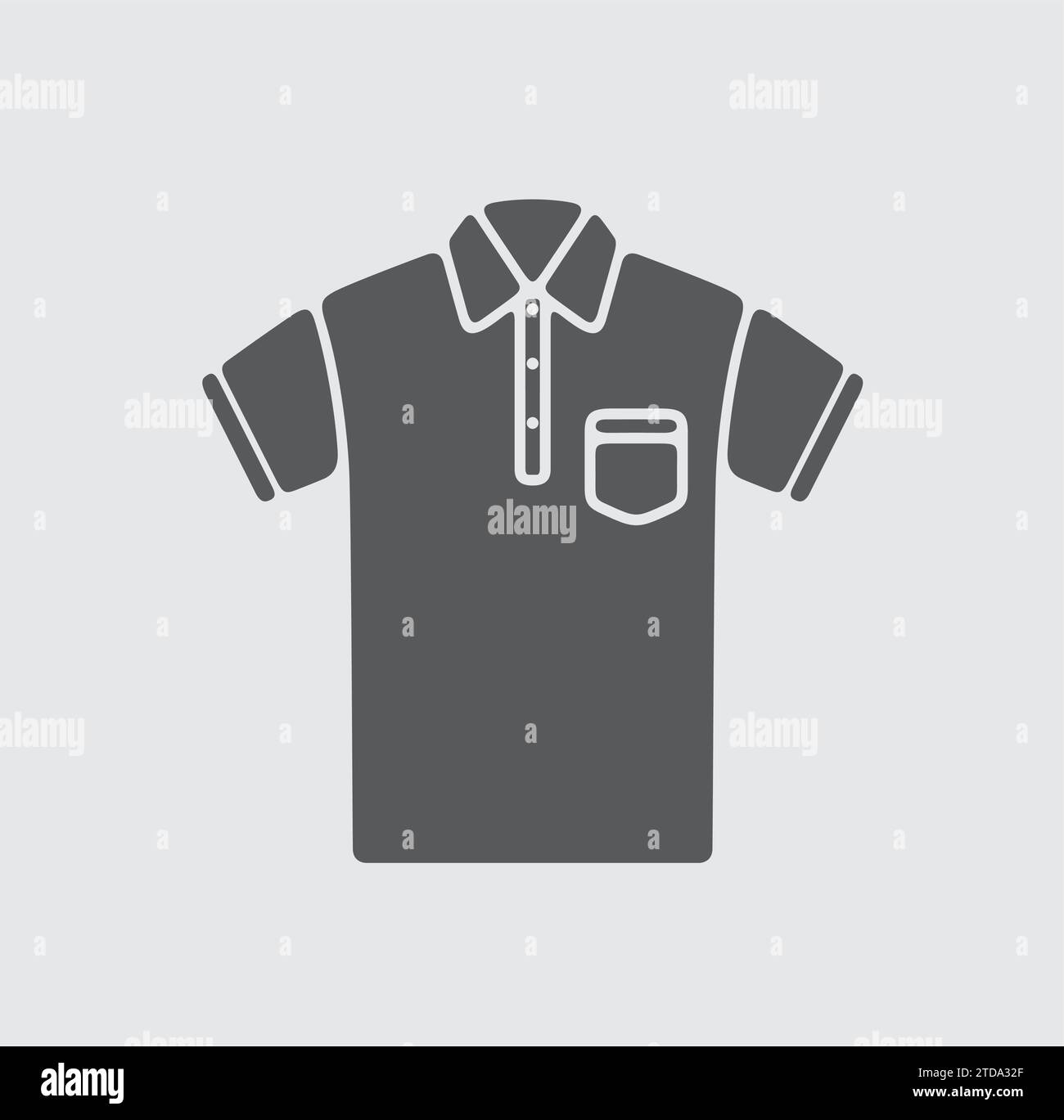 Male polo shirt technical Stock Vector Images - Alamy