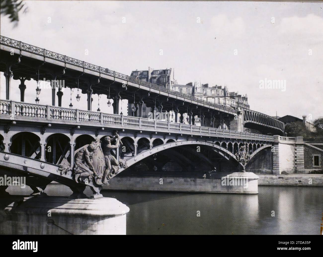 Paris (15th arrondissement), France The Passy viaduct, now the Bir ...