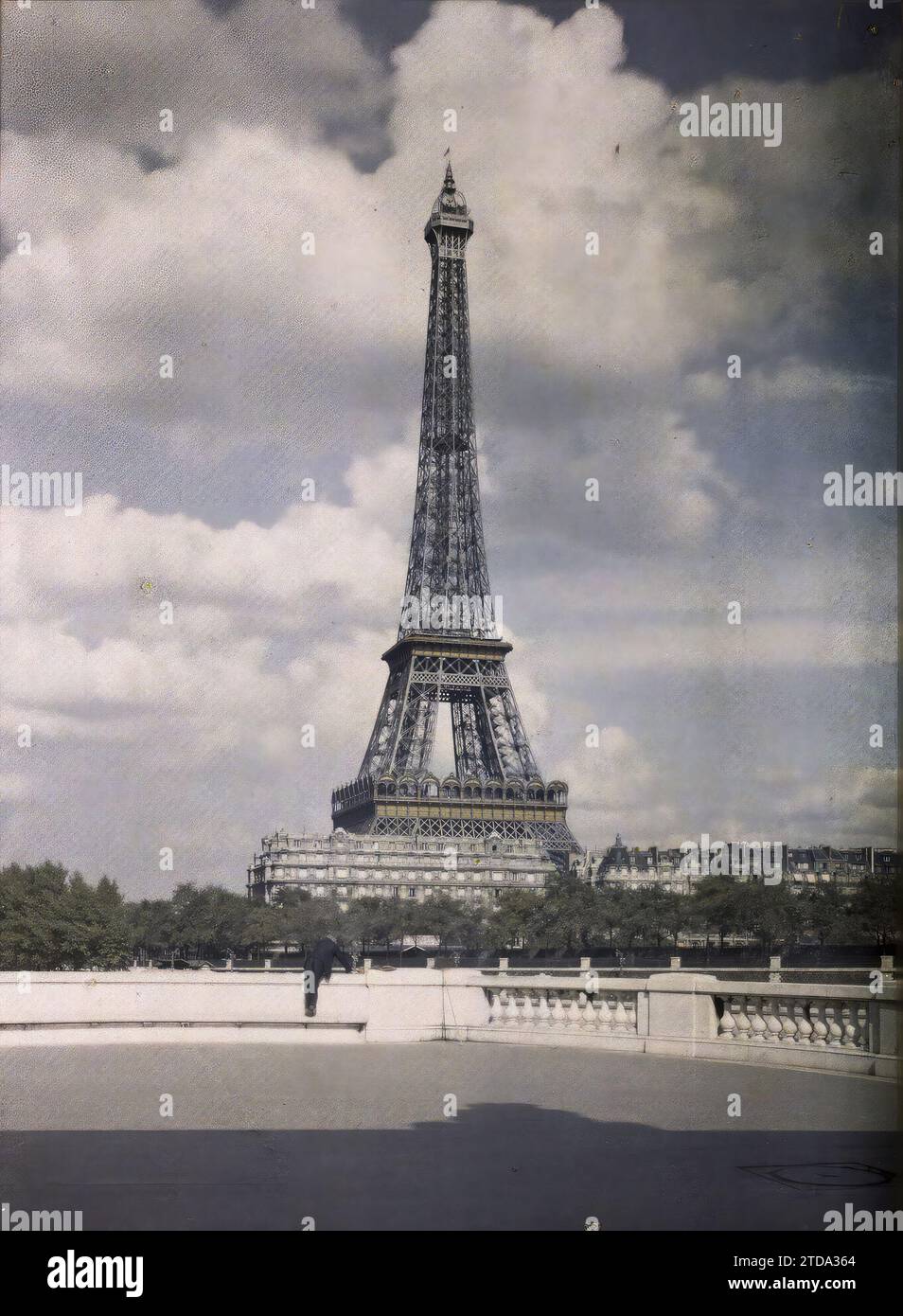Paris (7th arrondissement), France The Eiffel Tower taken from the ...
