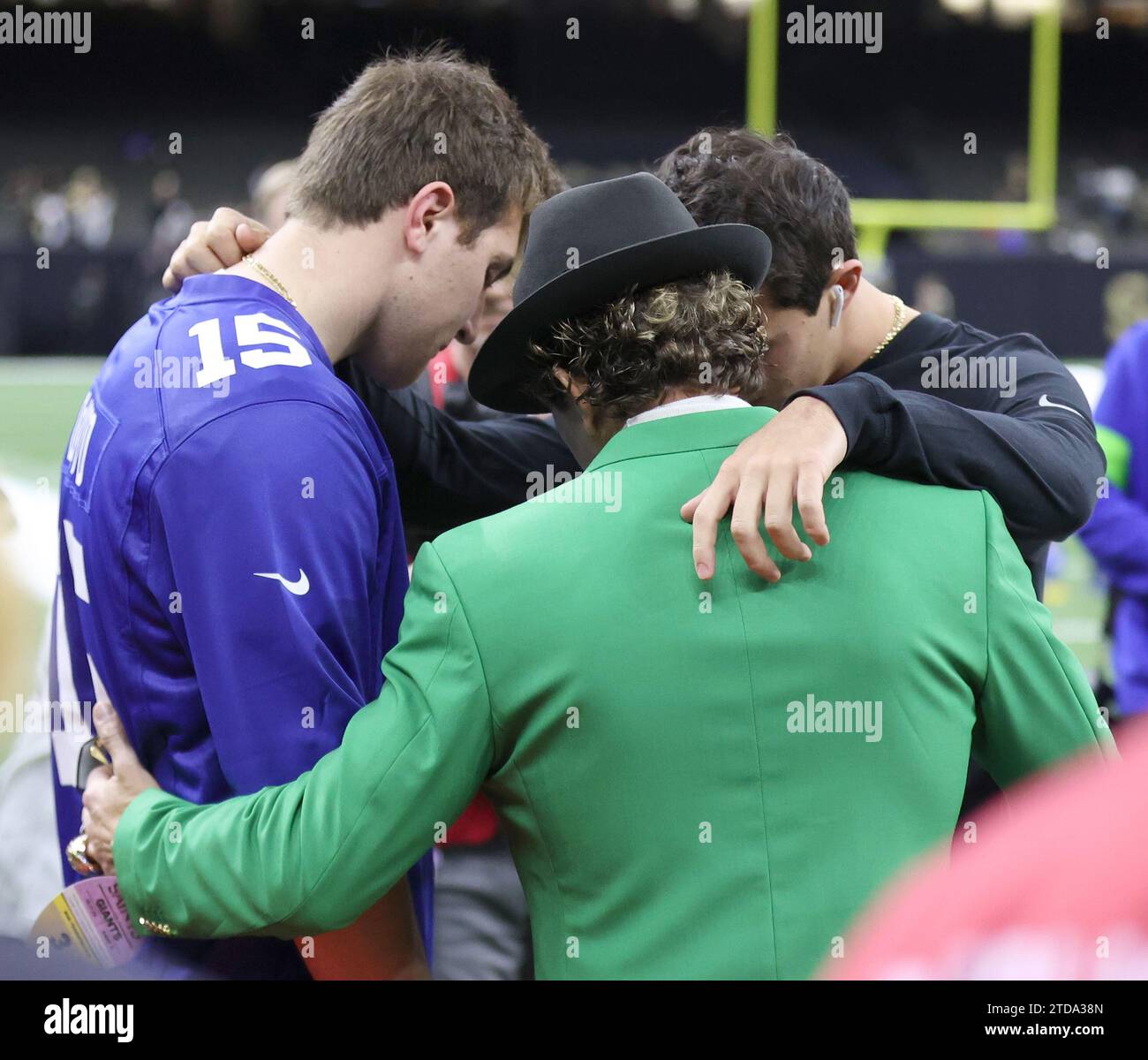 New Orleans, USA. 17th Dec, 2023. New York Giants quarterback Tommy ...