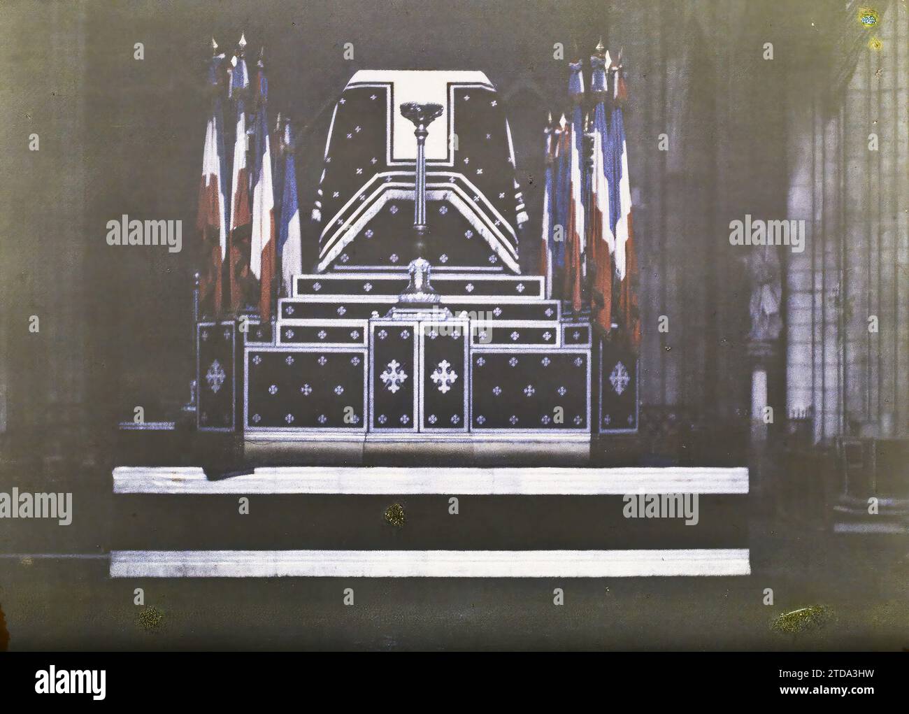 Paris (IVth arr.), France The funeral of Marshal Foch at Notre-Dame ...