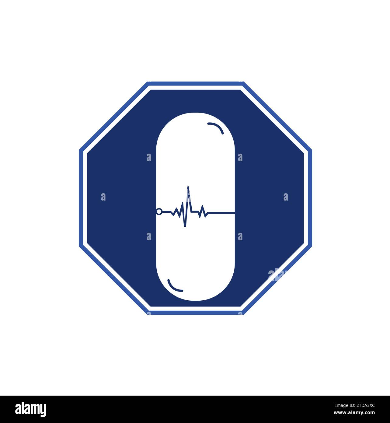 Medical treatment pharmacy logo Cut Out Stock Images & Pictures - Alamy