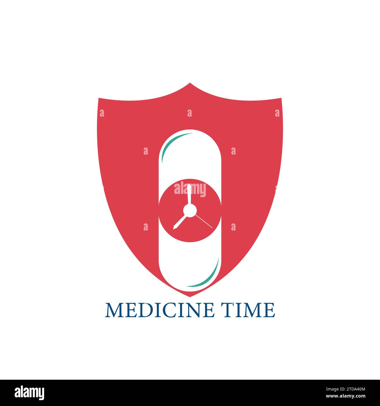 pharmacy time logo design Stock Vector Image & Art - Alamy