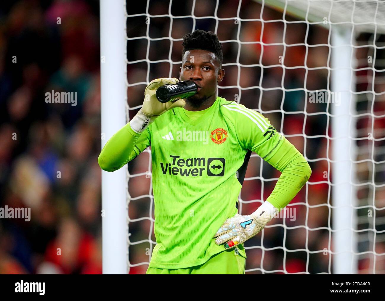 Manchester United goalkeeper Andre Onana during the Premier League ...