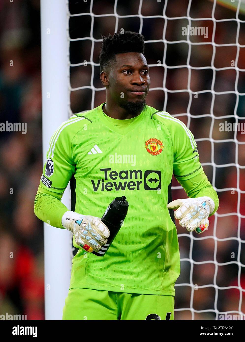 Manchester United goalkeeper Andre Onana during the Premier League ...