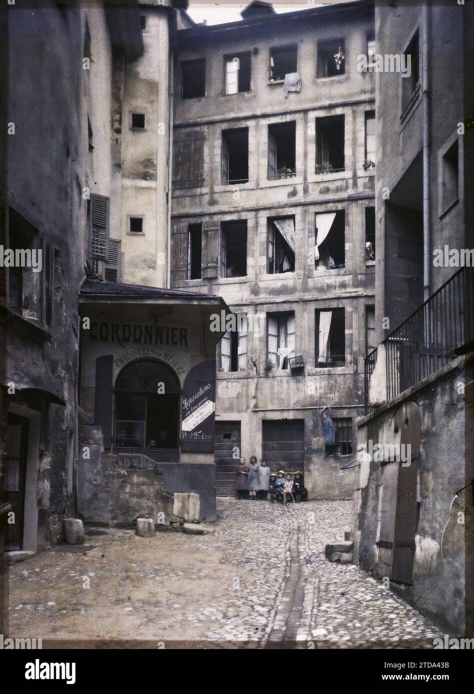 Geneva, Switzerland A street, Economic activity, HD, Housing ...