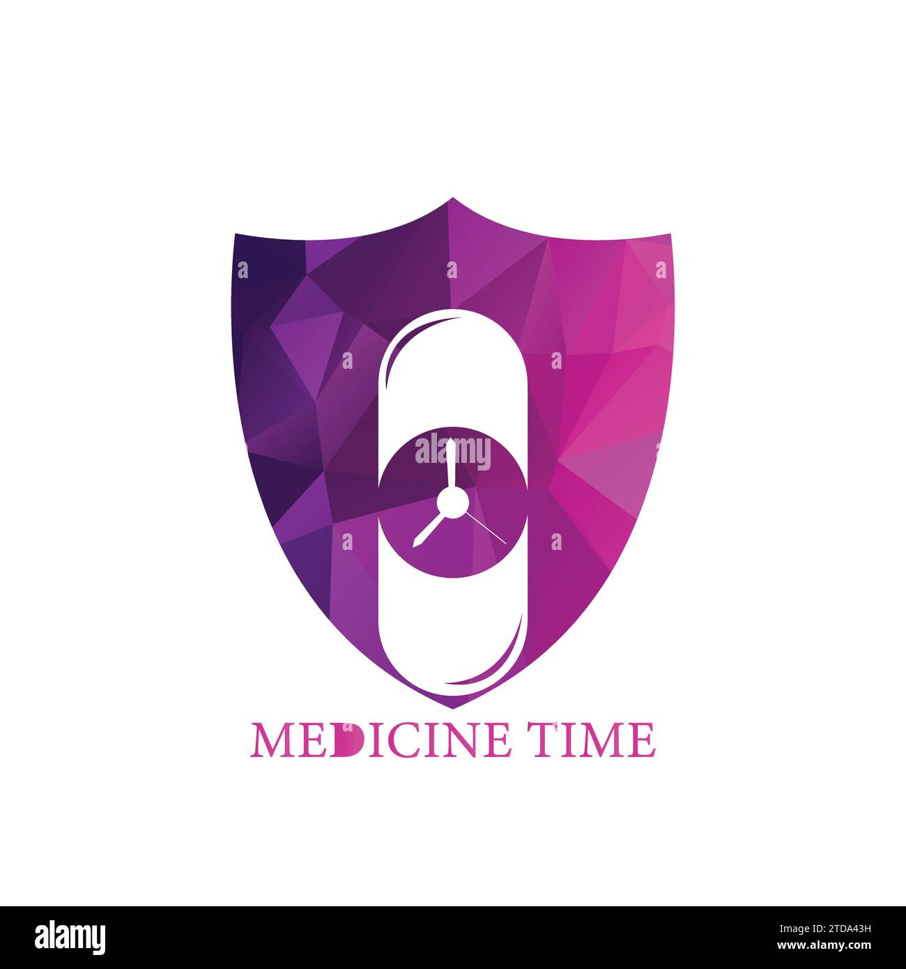 pharmacy time logo design Stock Vector Image & Art - Alamy