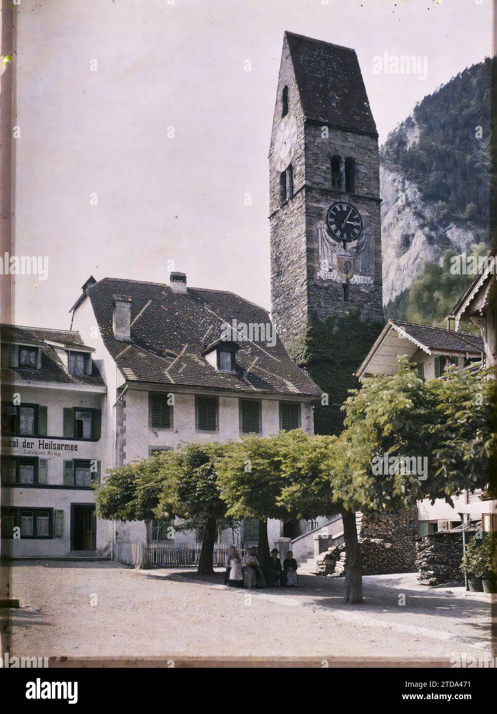 Switzerland unterseen stadthausplatz hi-res stock photography and ...