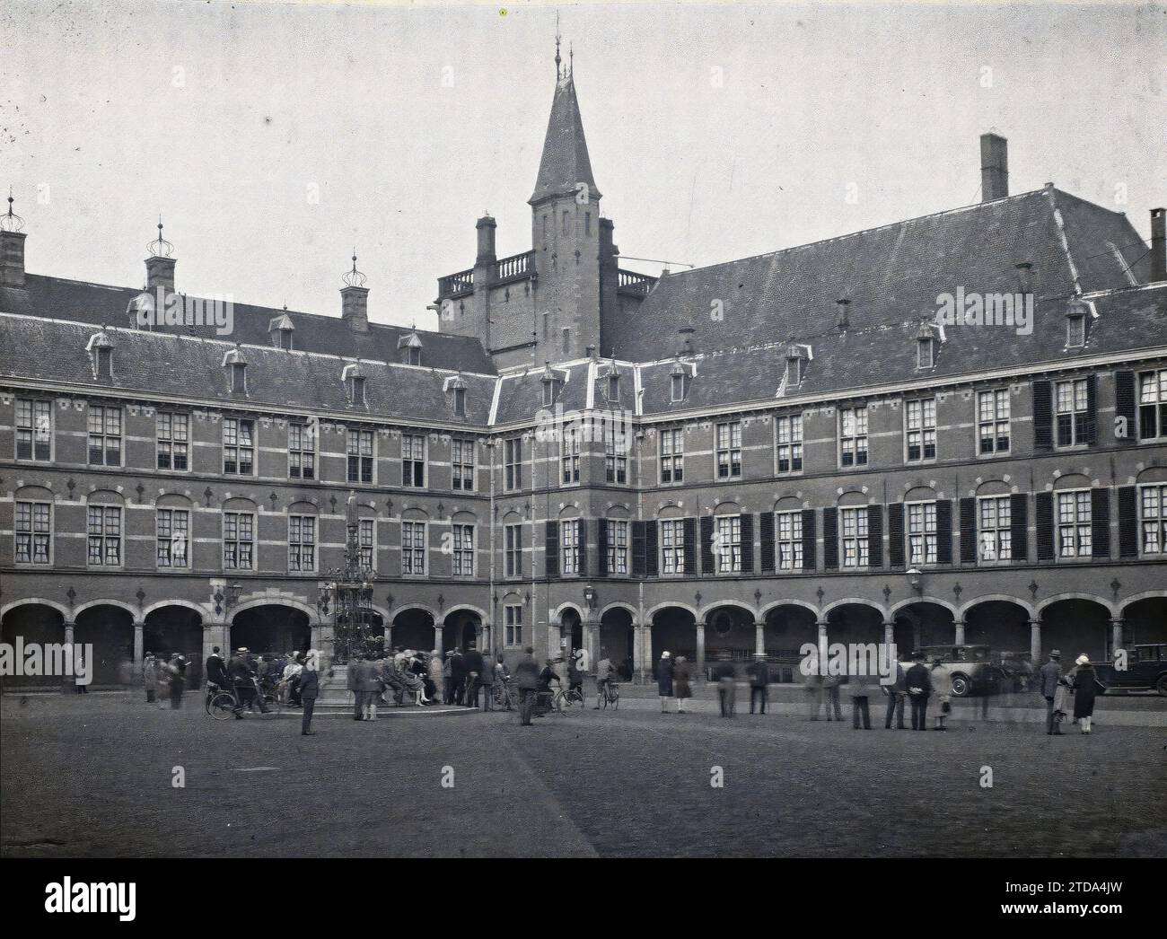 The Hague, Netherlands The courtyard of the Binnenhof with the ...