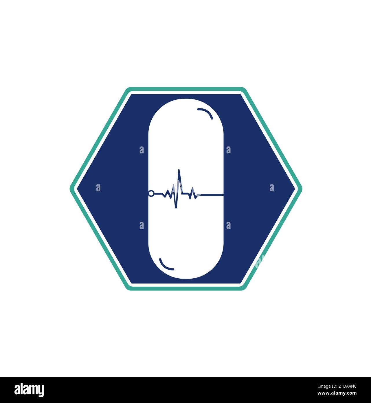 Medical treatment pharmacy logo Stock Vector Images - Alamy