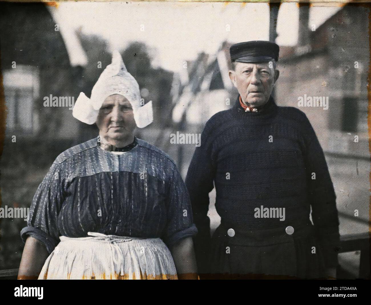 Wearing traditional volendam costume hi-res stock photography and ...