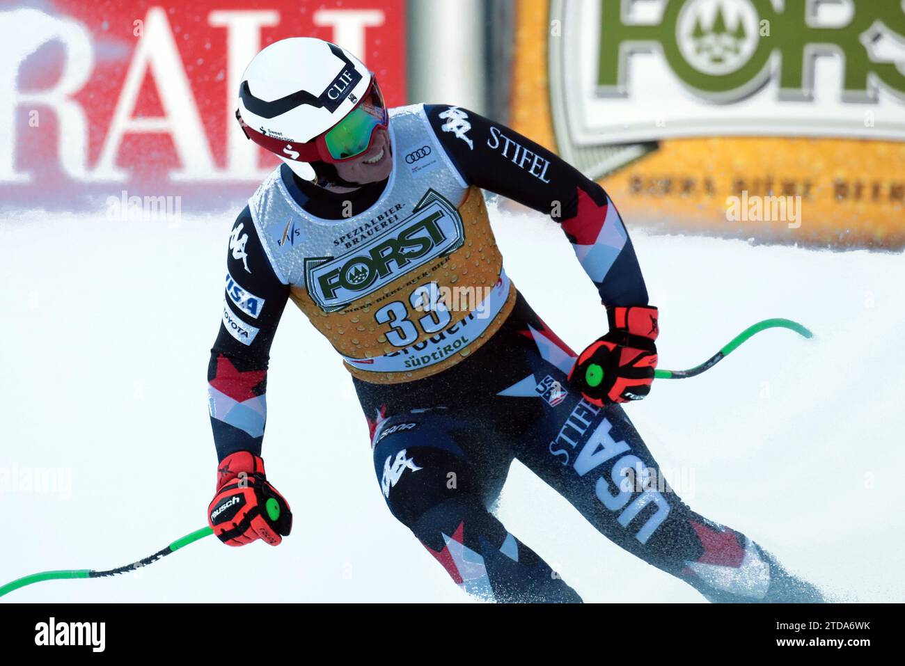 Val Gardena, South Tyrol, Italy. 16th Dec, 2023. Audi FIS Ski World Cup ...