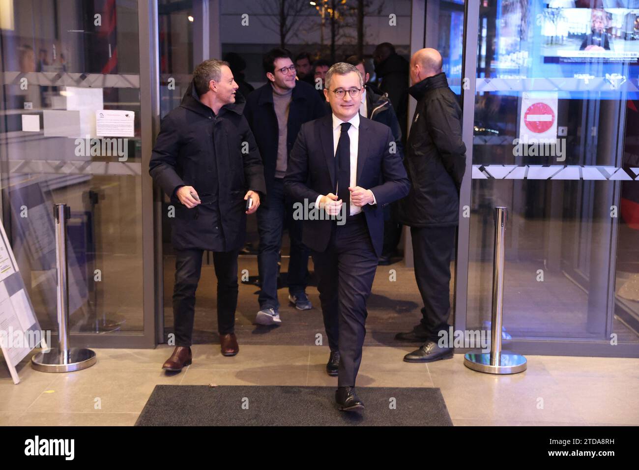EXCLUSIVE. French Interior Minister Gerald Darmanin on BFMTV channel ...