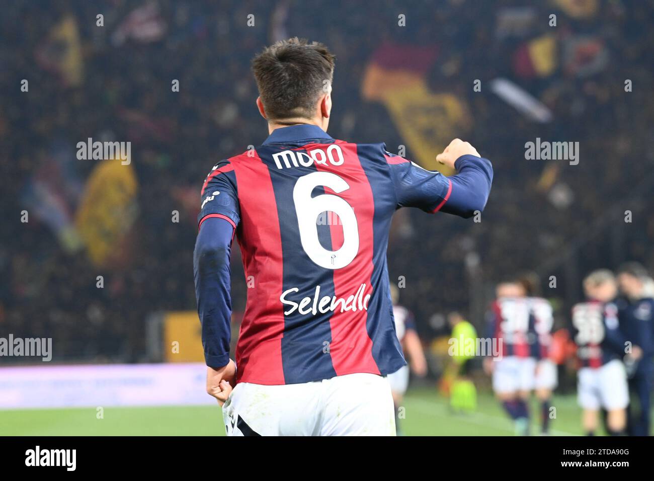 Bologna, Italy. 17th Dec, 2023. Nikola Moro (Bologna Fc) celebrating ...
