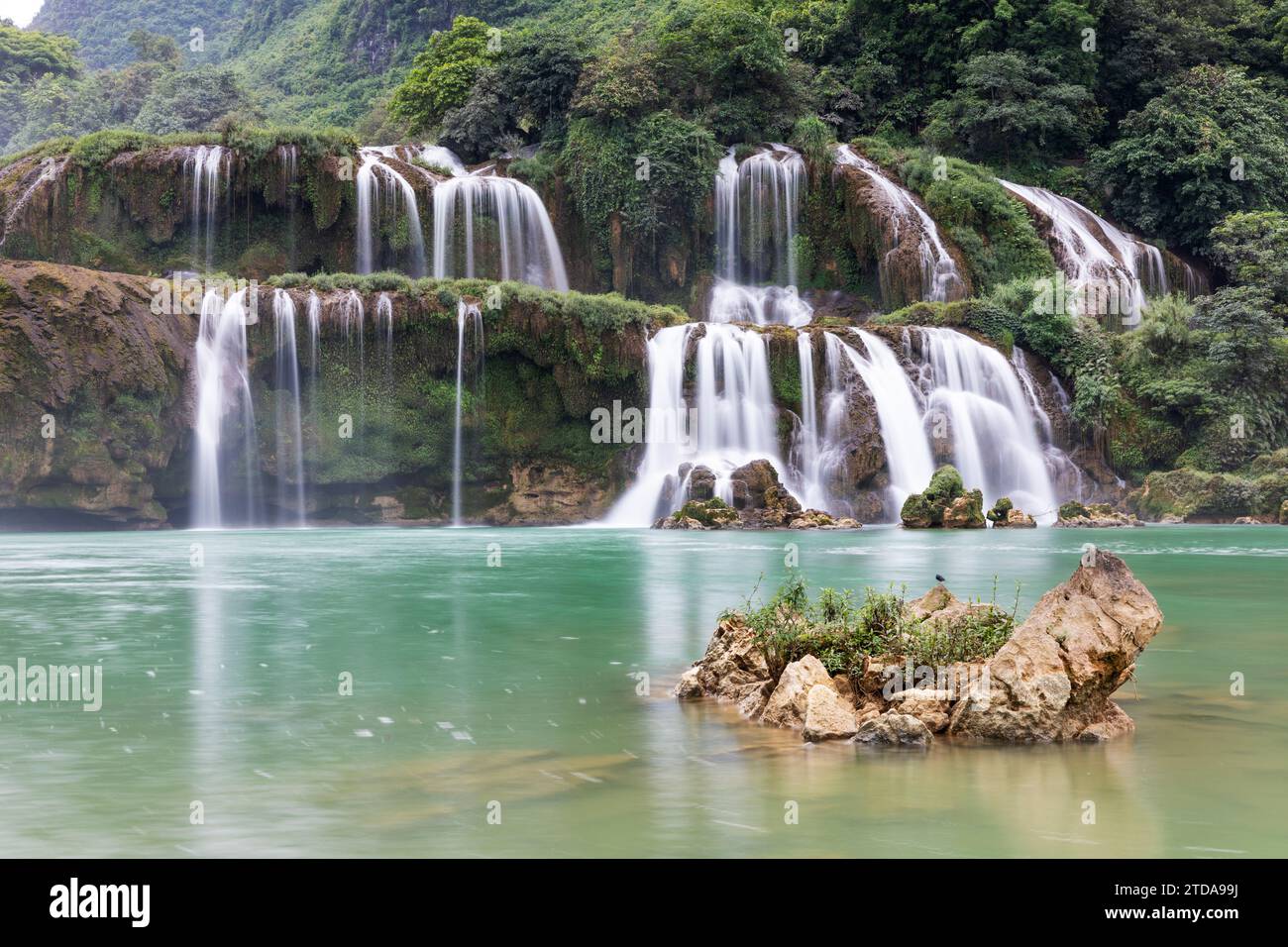 Ban Gioc Waterfalls stands as one of the grandest and most captivating ...