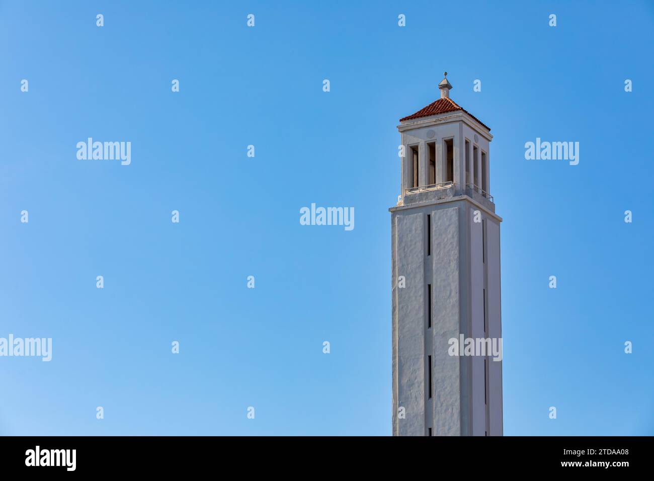 Marathon Tower next to the New Stadium in Castellón de la Plana, Spain ...