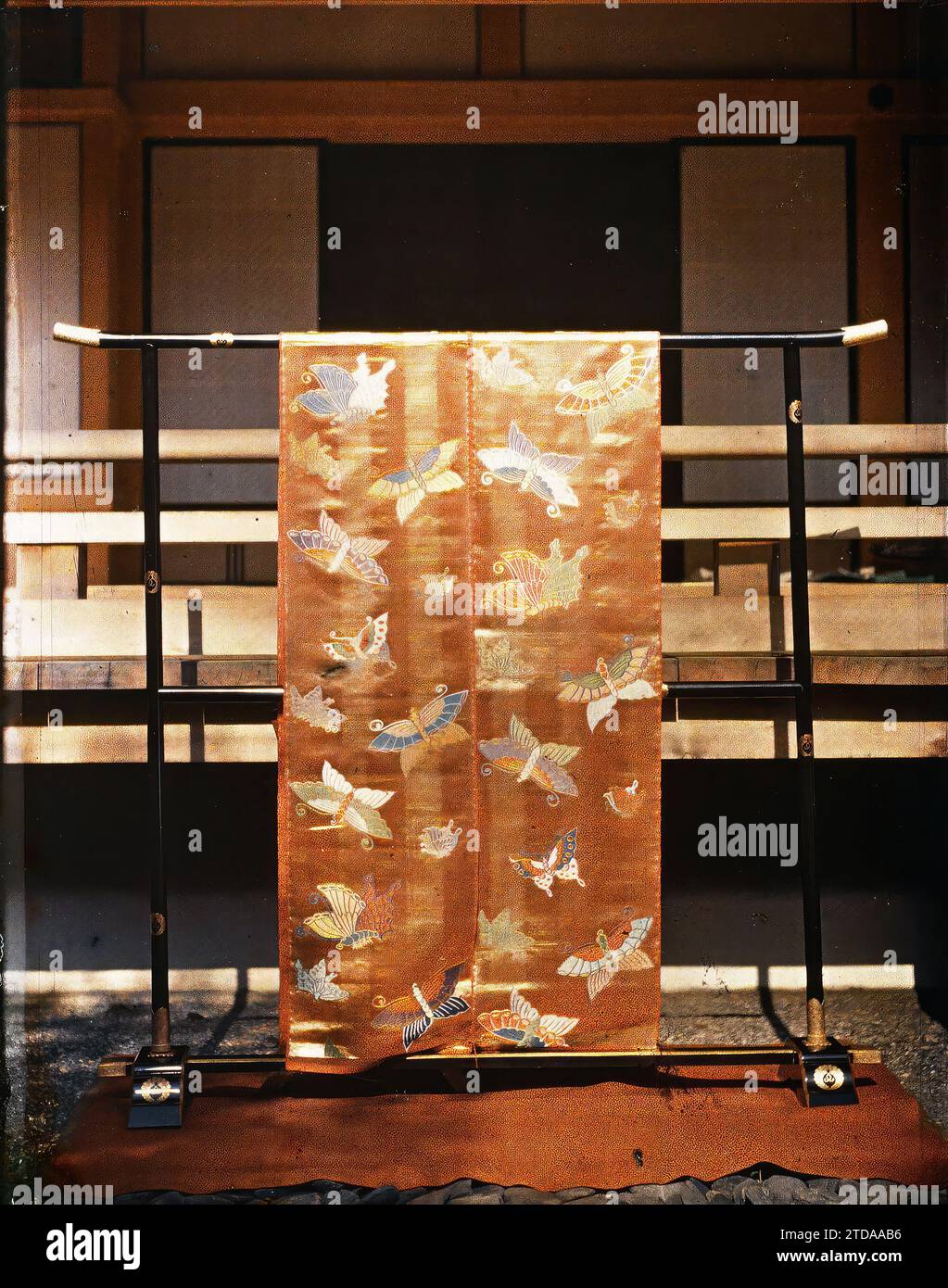 Kyoto, Japan Noh theater fabric presented on an iko, Clothing, HD ...