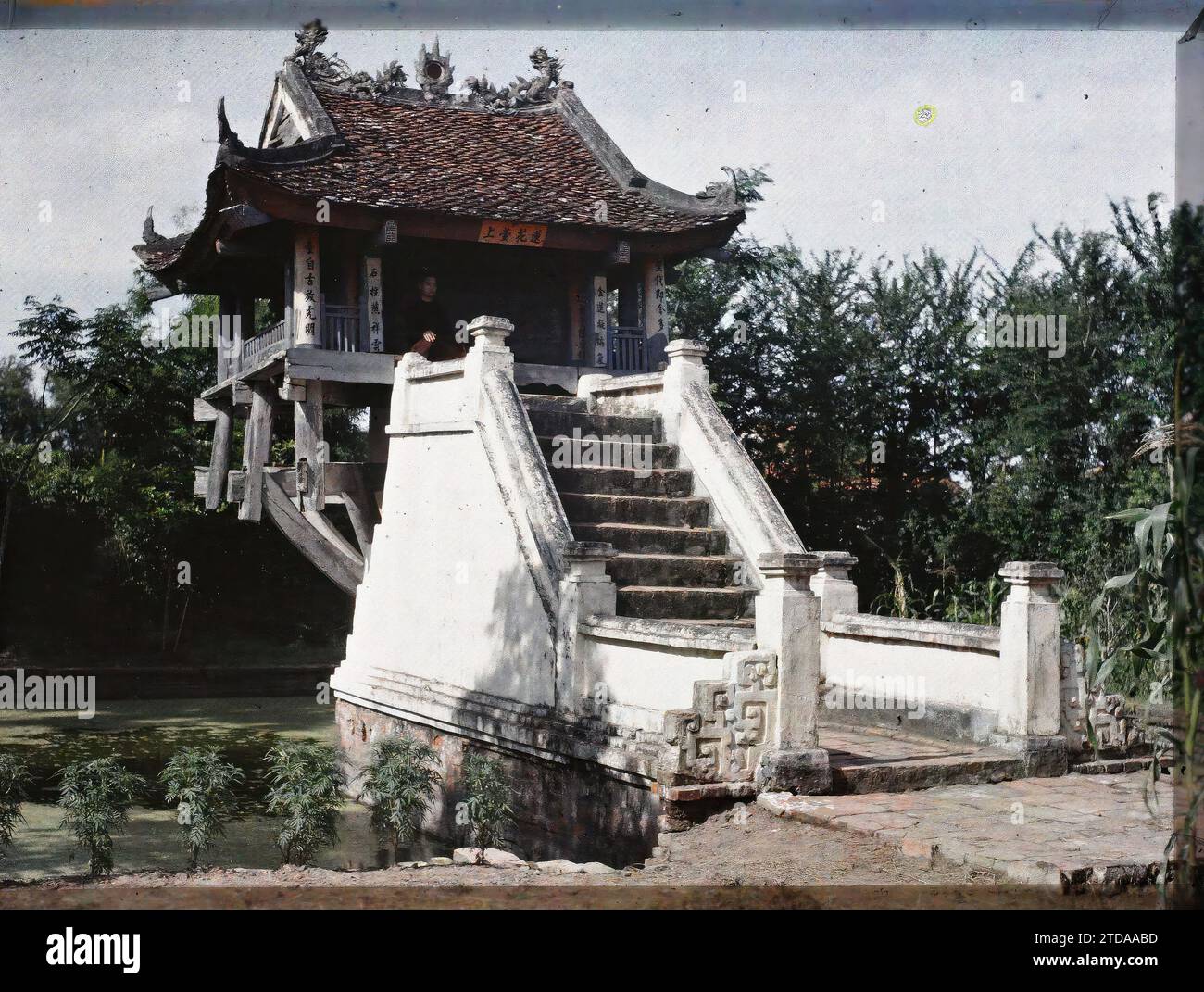 Village of Thanh-bao, surroundings of Hà-nôi, Hainoi Vietnam, Tonkin ...