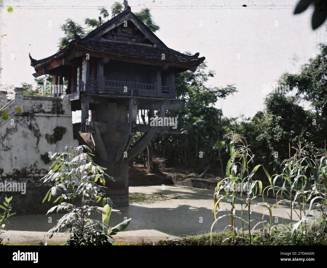Village of Thanh-bao, surroundings of Hà-nôi, Hainoi Vietnam, Tonkin ...