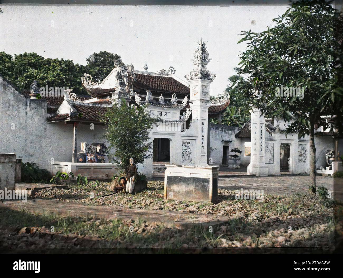 Surroundings of Hà-nôi, Hainoi Vietnam, Tonkin, Indochina An overview ...