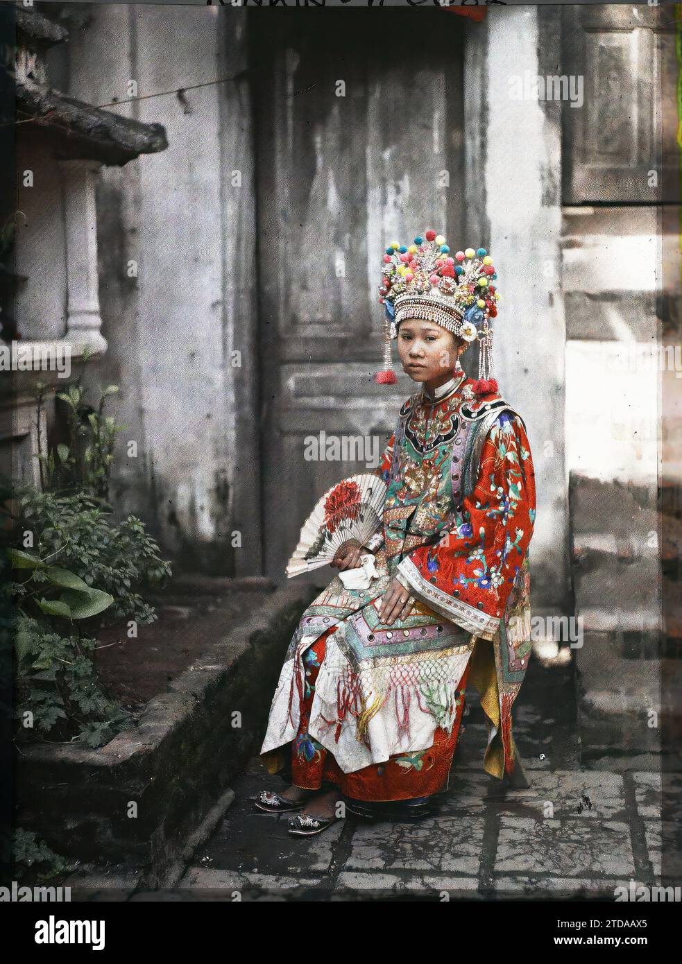 Hà-nôi, Hainoi Vietnam, Tonkin, Indochina An actress from the Saigon ...